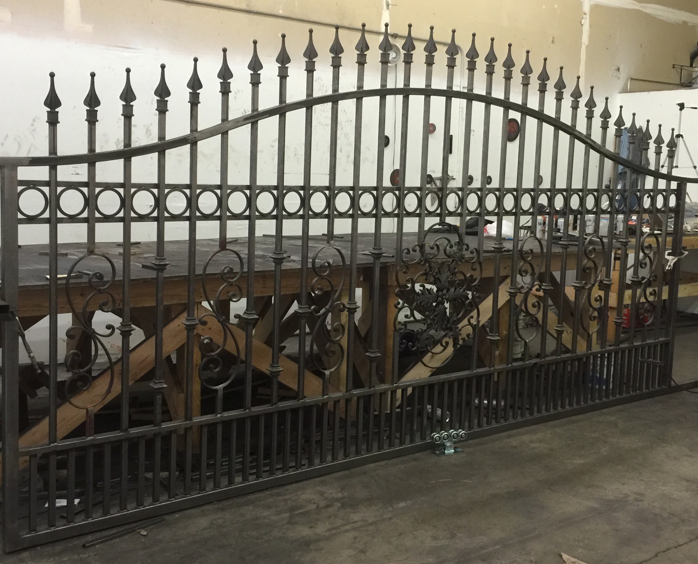 Iron Sliding Gates Custom IRon Works Iron Sliding Gates Custom IRon Works
