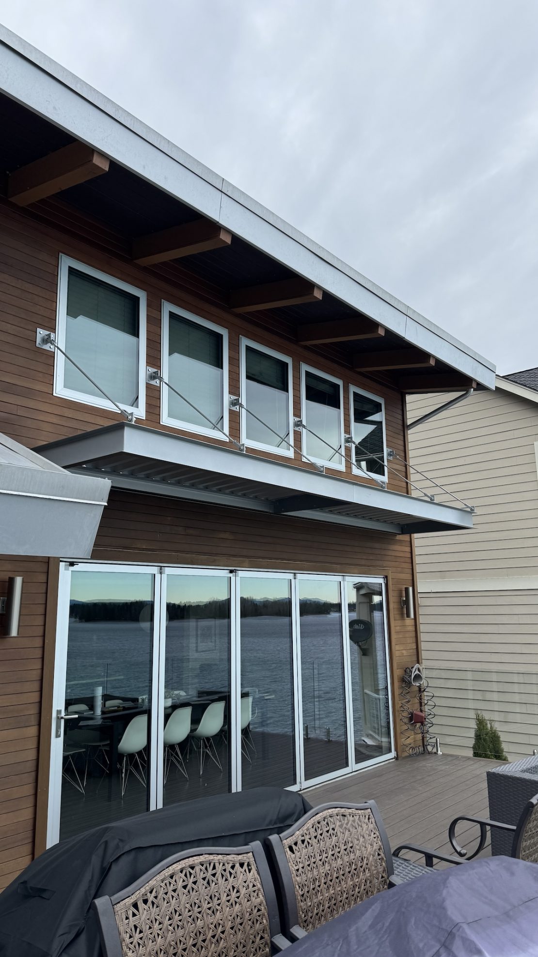 metal awning - seattle tacoma custom iron works - Custom iRon works